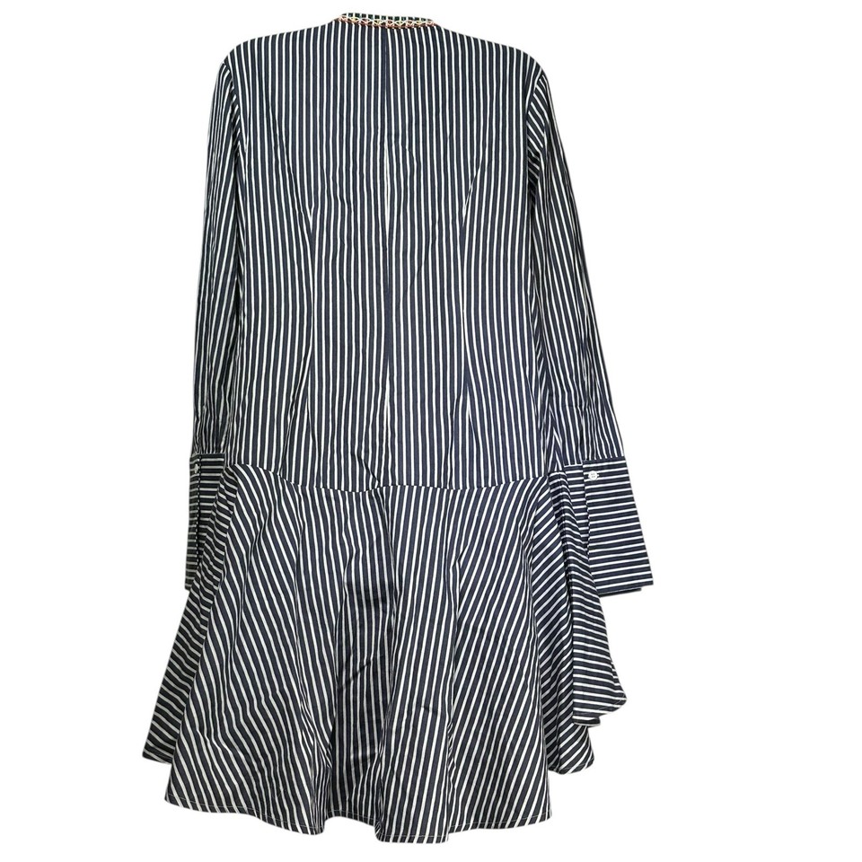 Rococo Sand Women’s Size L Striped High Low Tunic Dress Beaded Trim | eBay