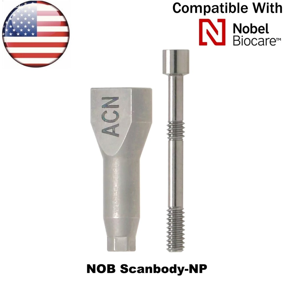 US Nobel Dental CAD/CAM Implant Scan Body Analog NP/RP Fits Nobel ...