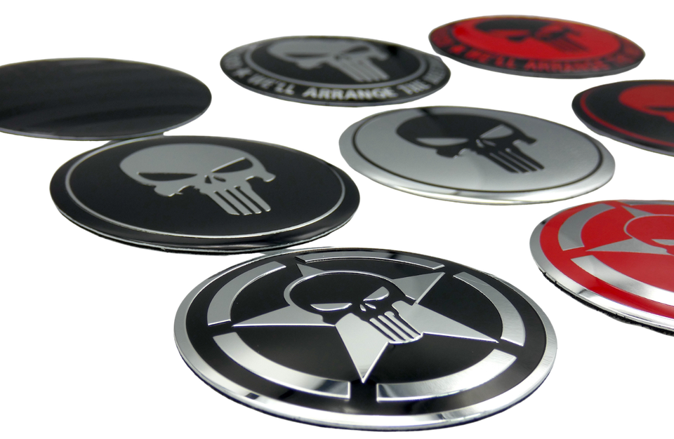 Wheel Cap Decals Emblems Sticker 56mm 2.20" CHOOSE YOUR STYLE (4 PACK ...