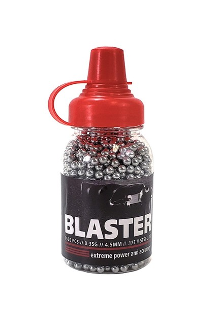 ASG Blaster .177cal 1 500ct .35g Steel BBS 4.5mm Airgun Ammo BB Gun ...