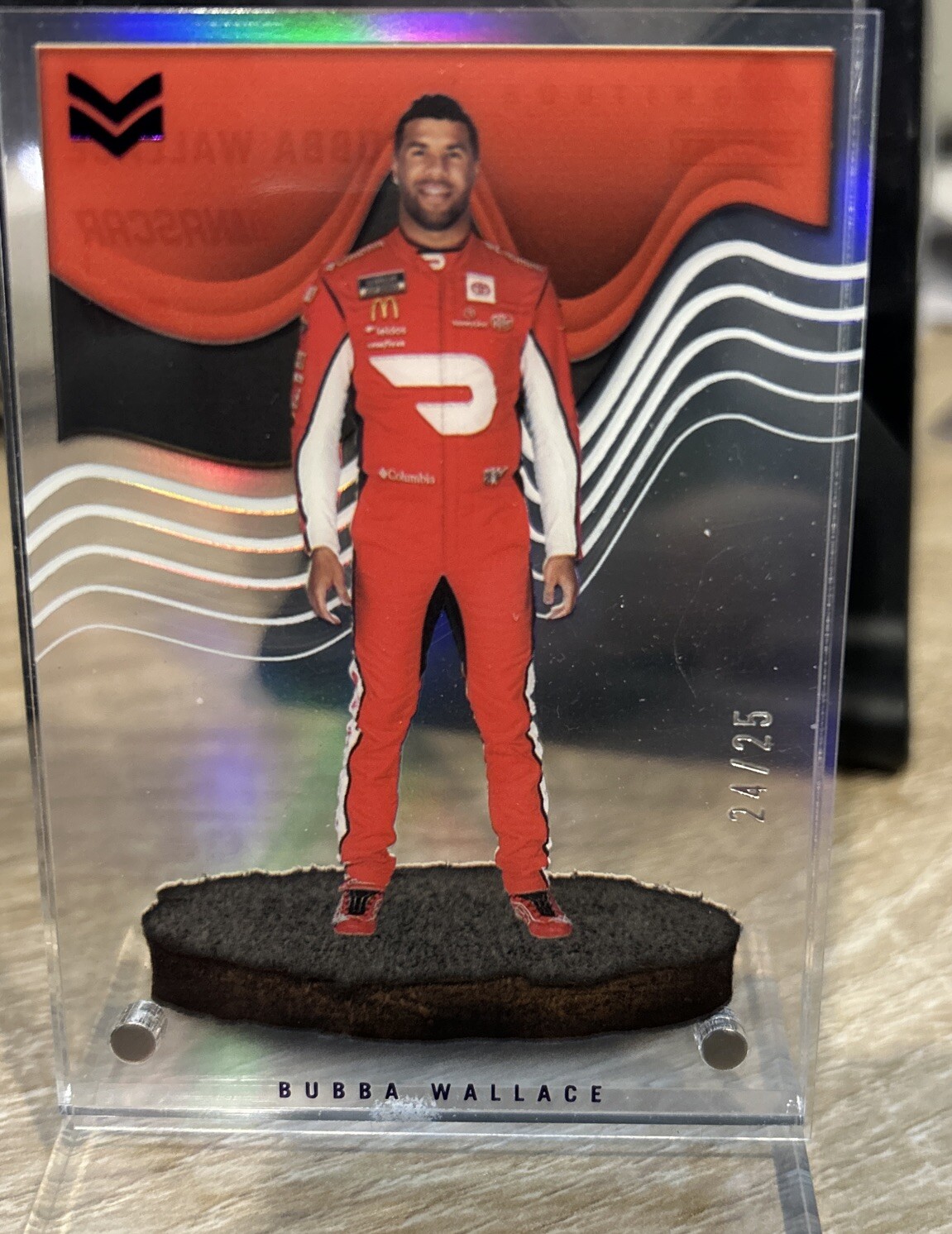 2023 Panini Chronicles NASCAR Racing Magnitude Clear Purple Bubba ...