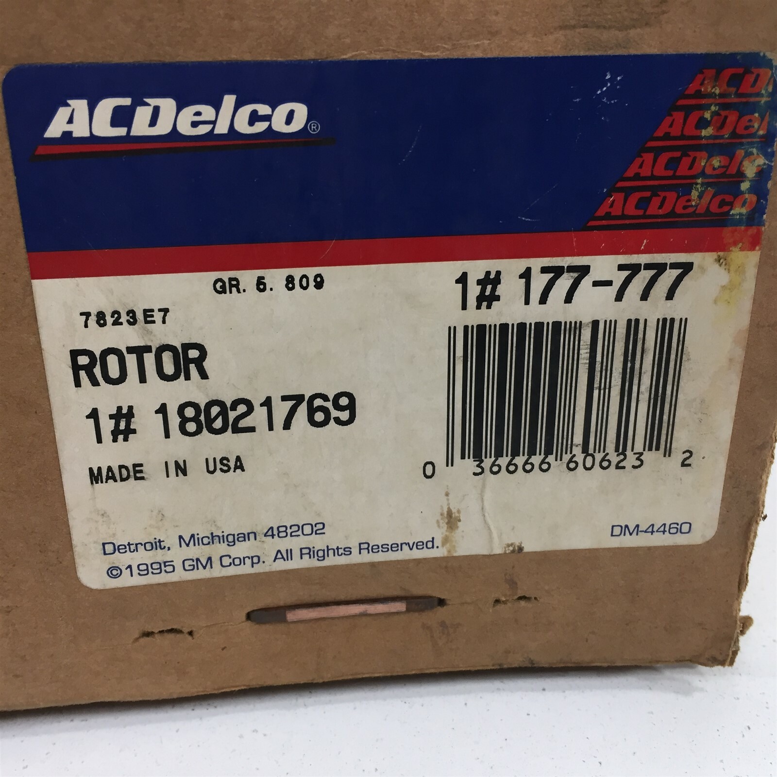 (1) Genuine ACDelco 177-777 GM 18021769 Rotor | eBay