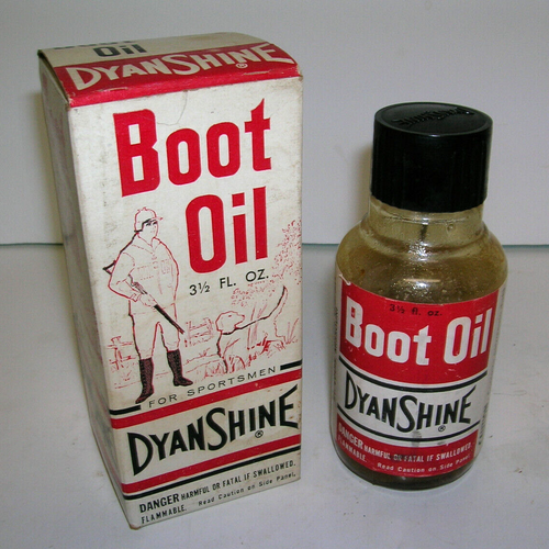 Dyanshine Leather Boot Oil - Shoe and Boot Oil for Preserving VINTAGE 3 ...