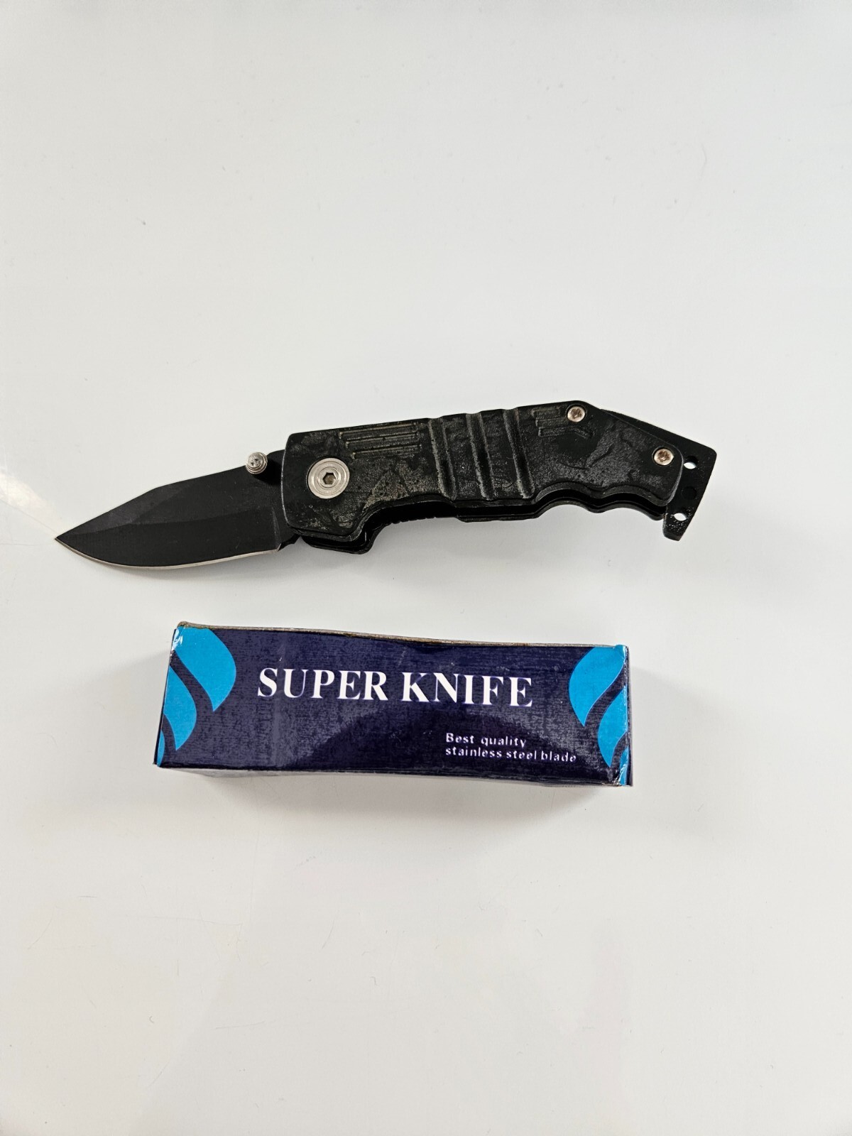 SUPER KNIFE WITH STAINLESS STRAIGHT BLADE 2 1/2 INCHES WITH HANDLE 6 ...