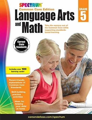 Spectrum Language Arts and Math, Grade 5 - Paperback, by Spectrum ...