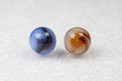 Vintage Marbles Lot of x2 Heaton Agate Dug Blueberry Grape | eBay