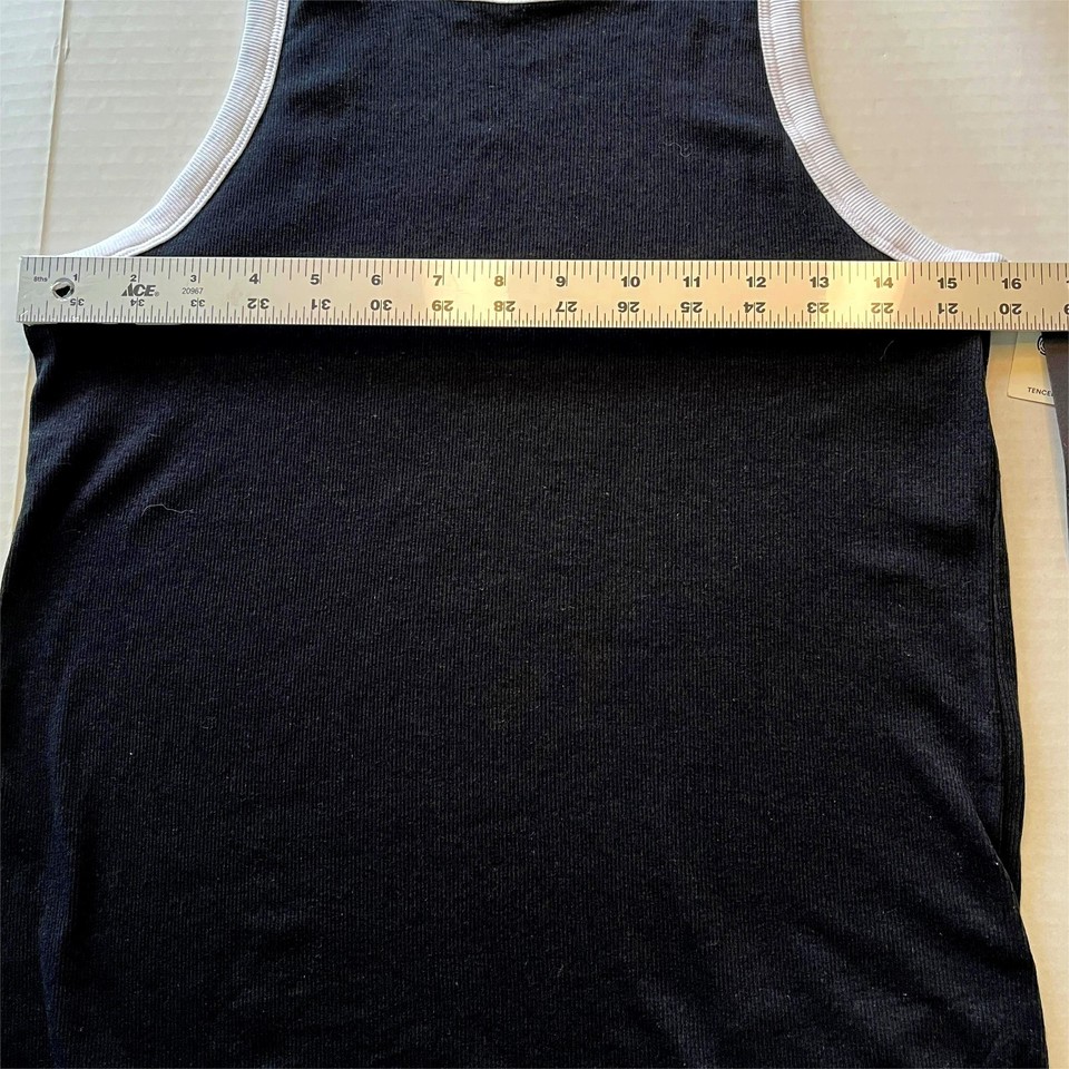 Lot of 2 Rachael Zoe Tank Tops Shells NWT sz L Black Preppy Capsule ...