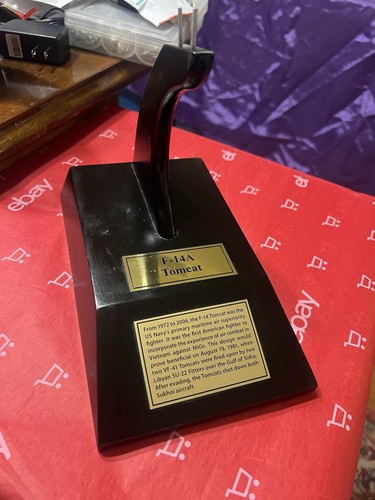 Executive Style Wood Desk Display Model Airplane Stand 8.5 x 5.5 x 8 ...