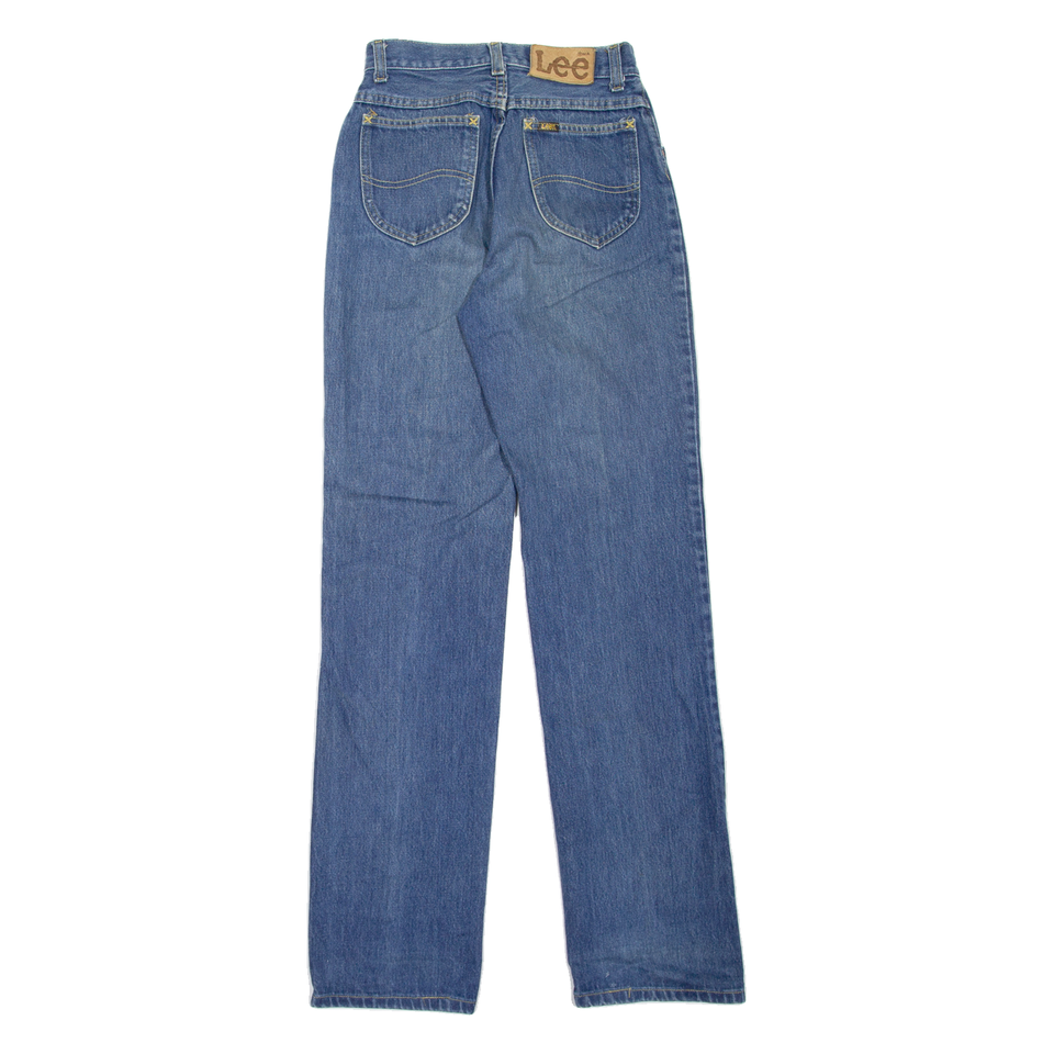 LEE Womens Jeans Blue Regular Straight Stone Wash W24 L33 | eBay Australia