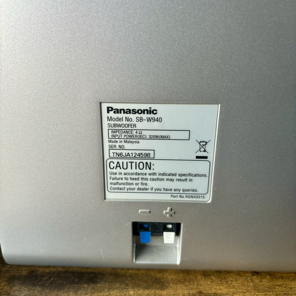 Panasonic SA-HT940 DVD Home Theater Surround Sound System - Complete SB ...