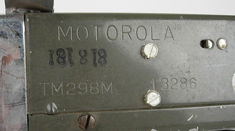 Vintage 1960's MOTOROLA Solid State Car/Auto Radio - Model TM298M | eBay