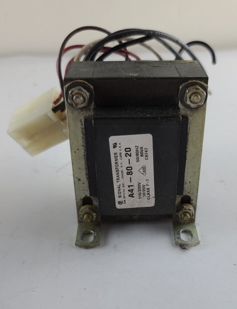 Signal Transformer A41-80-20 Class F-1 115/120V 10/20V 80VA | eBay