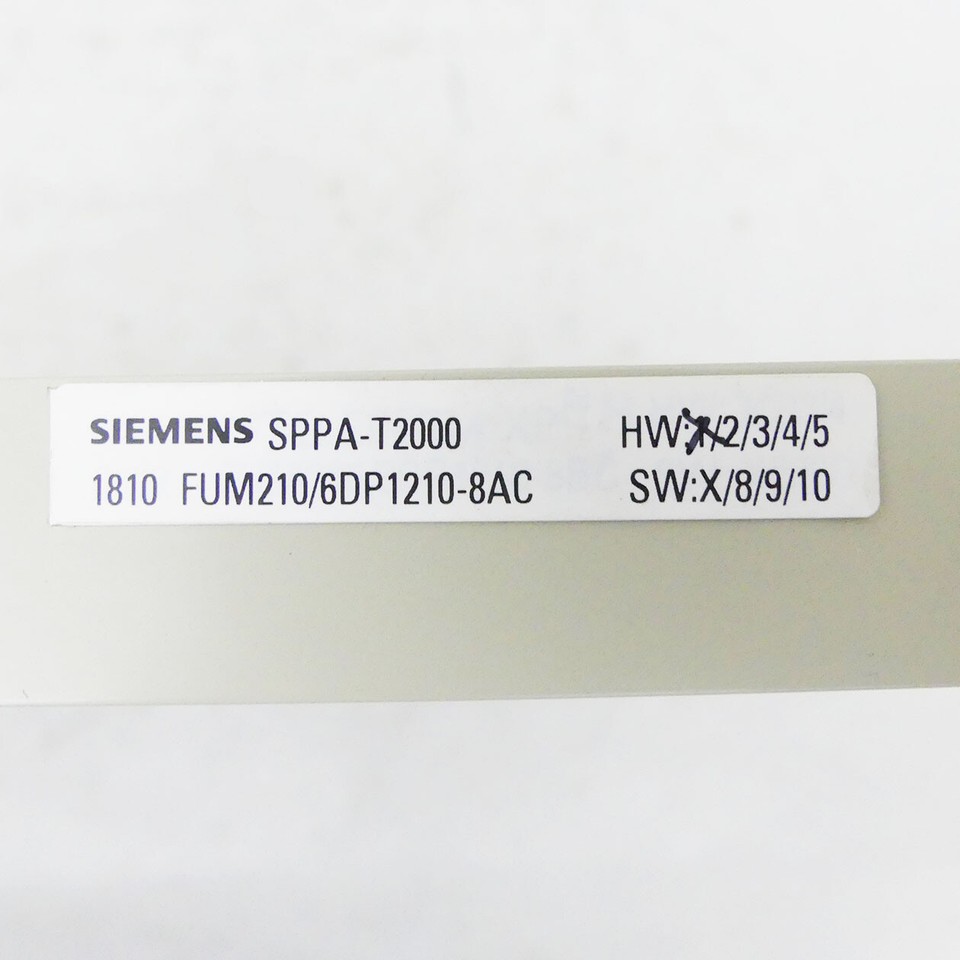 SIEMENS 6DP1210-8AC 6DP1 210-8AC TELEPERM-Baugruppe FUM210 SPPA-T2000 ...