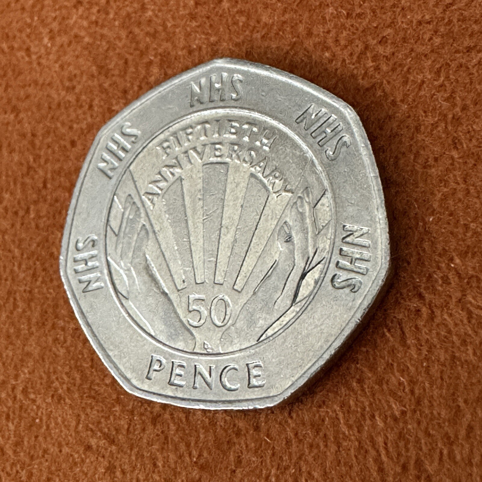RARE 1998 NHS ANNIVERSARY 50P COIN | eBay UK