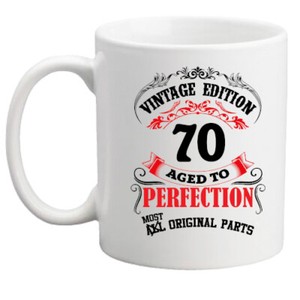 70th Birthday Mug! Vintage Birthday mug/70 years/gift for him/her/70th ...