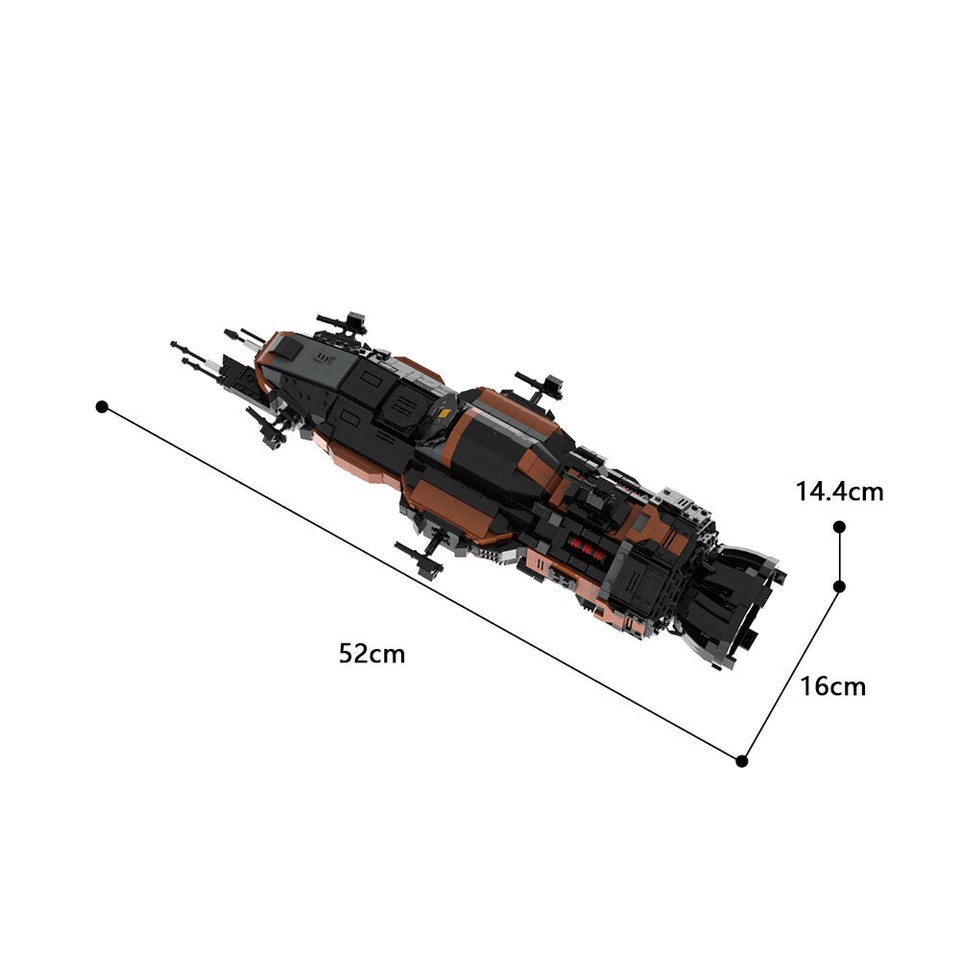 MCRN - Tachi Mid Scale Model 1975 Pieces Building Kit Building Toys MOC ...