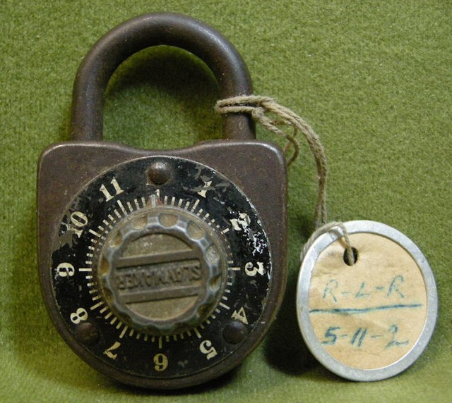 Vintage SLAYMAKER CO. COMBINATION LOCK. ca 1940. With Combination ...