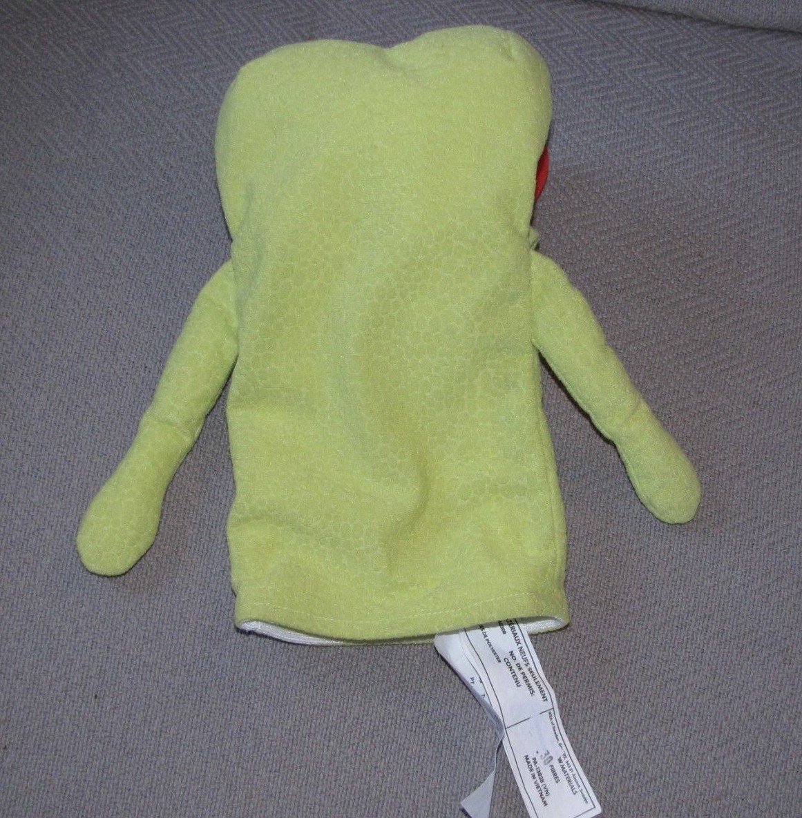 IKEA KLAPPAR VILD PLUSH HAND PUPPET FROG GECKO DRAGON GREEN LIKE BABY ...