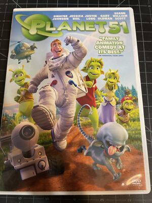 Planet 51 (DVD, 2009) Dwayne Johnson, Jessica Biel, Gary Oldman, Justin ...
