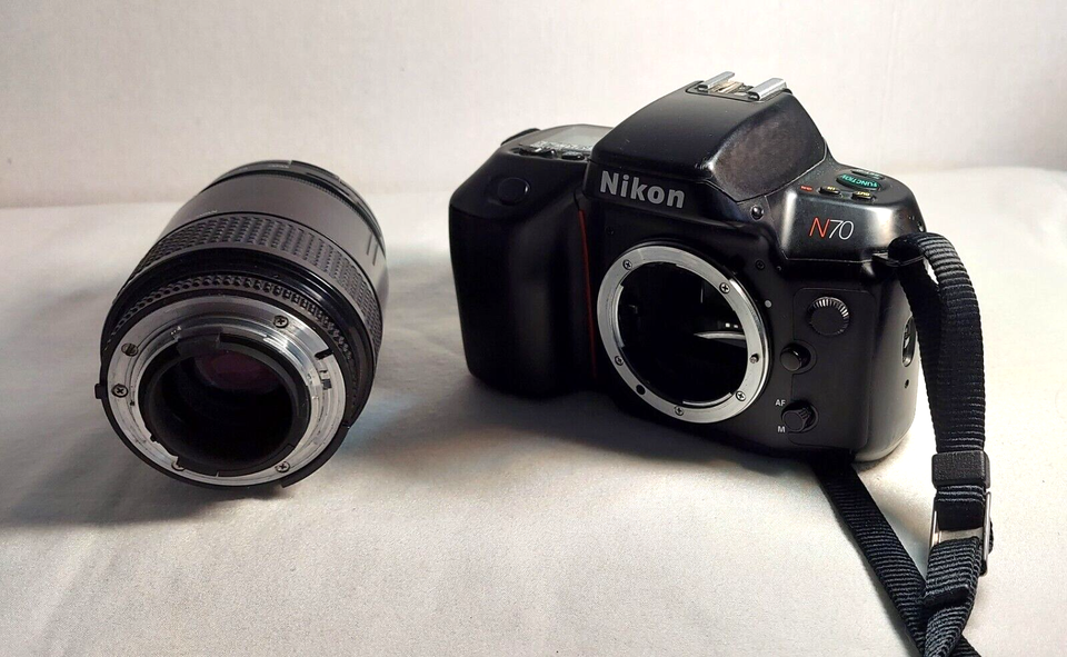 Nikon N70 35mm SLR Film Camera w/ Nikon Nikkor 28-85mm F3.5-4.5 Lens ...