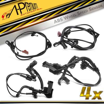 A-Premium 4x Front & Rear ABS Wheel Speed Sensor for Ford Fusion ...