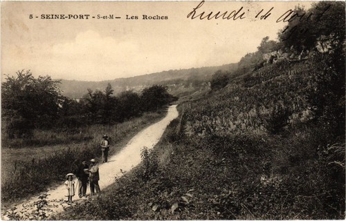 CPA Seine-Port Les Roches FRANCE (1301629) | eBay