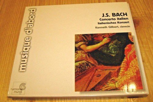 Bach Italian Concerto KENNETH GILBERT Harpsichord Audiophile HARMONIA ...