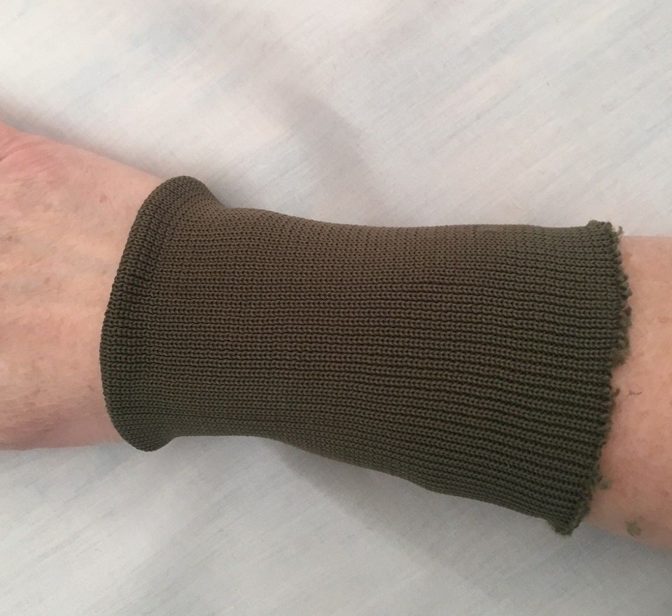 Pair Knit Rib Cuffs Seamless Tubular Cuffing Knitted Fabric - Colour ...