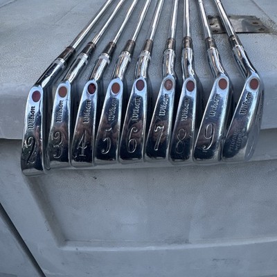 1973 Wilson Staff Dynapower Iron Set 2-PW RH Vintage Need Grips Stiff ...