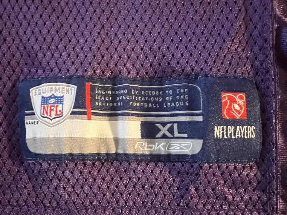 Ed Reed Baltimore Ravens NFL Reebok Authentic Jersey (Purple) • Size XL ...