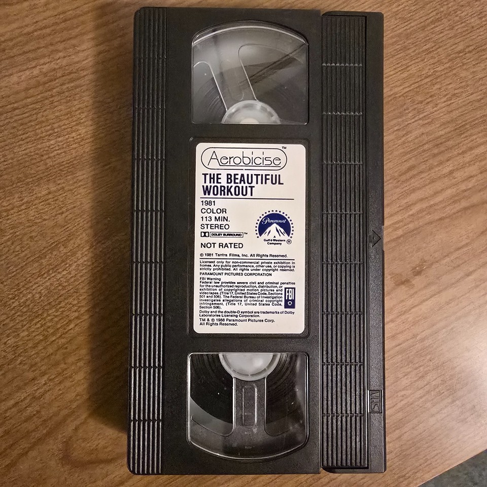 RARE 1981 AEROBICISE: The Beautiful Workout VHS – Paramount / Ron ...