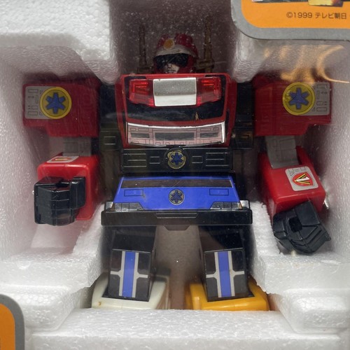 Power Rangers Lightspeed Rescue GoGoFive Pladera Victory Robo Figure | eBay