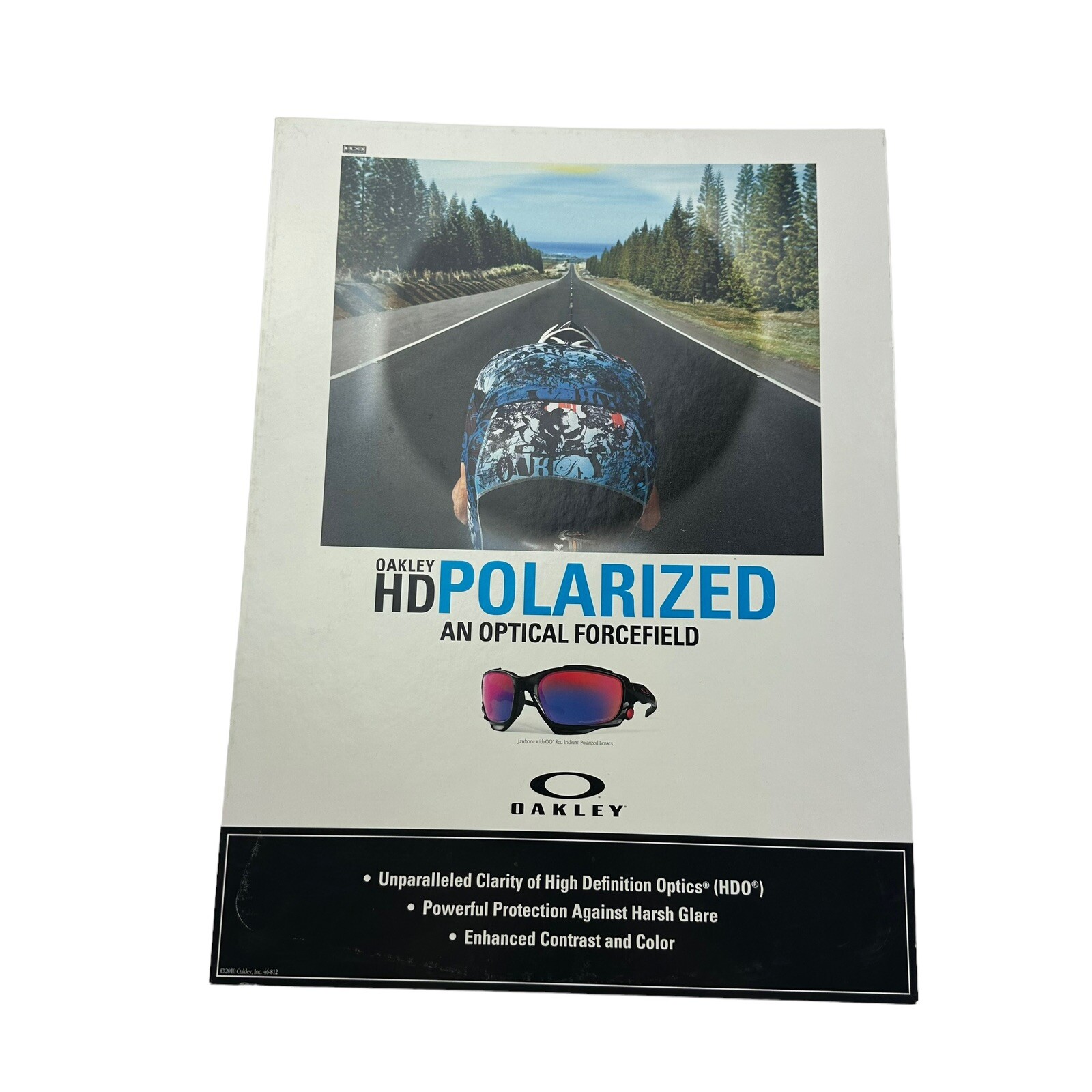 Oakley HD Polarized Jawbone Thick stand up Display card READ Rare ...