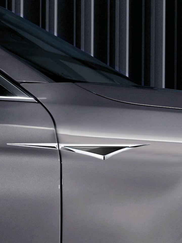 2x Car Badge Sticker Front Door Side Fender Emblem Decorative Decal ...