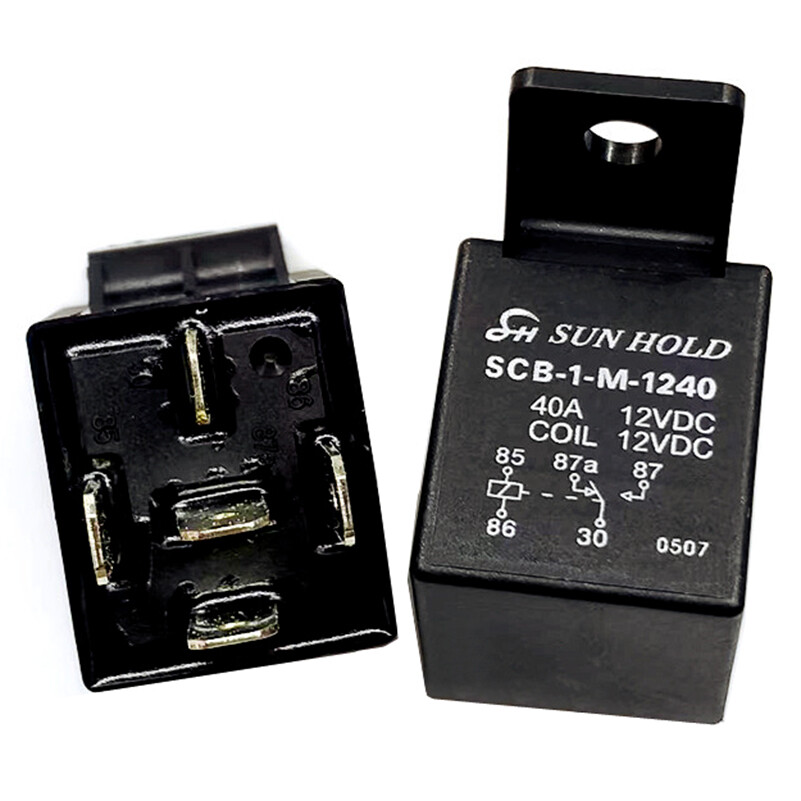 2Pcs SUNHOLD SCB-1-M-1240 792H-1C-C1 12VDC Automotive Relay 5Pins 40A ...