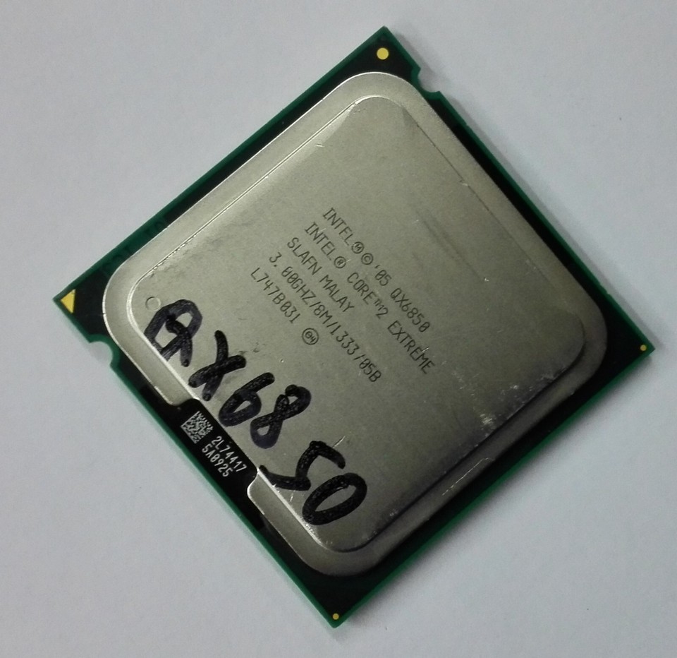 Intel Core 2 QX9650 Q9650 Q9550S Q8400S L3360 QX6800 QX6850 QX6700 ...