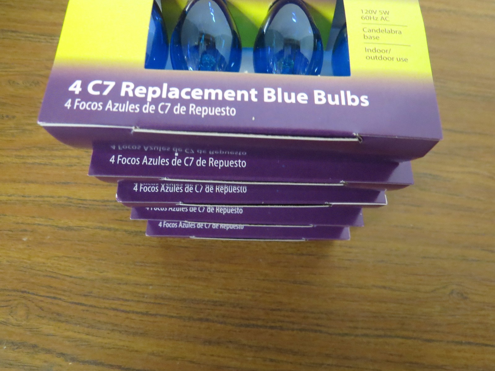 +lot of 4 Light Keeper Pro 4 C7 Replacement Bulbs 120v 5w 60hz AC ...