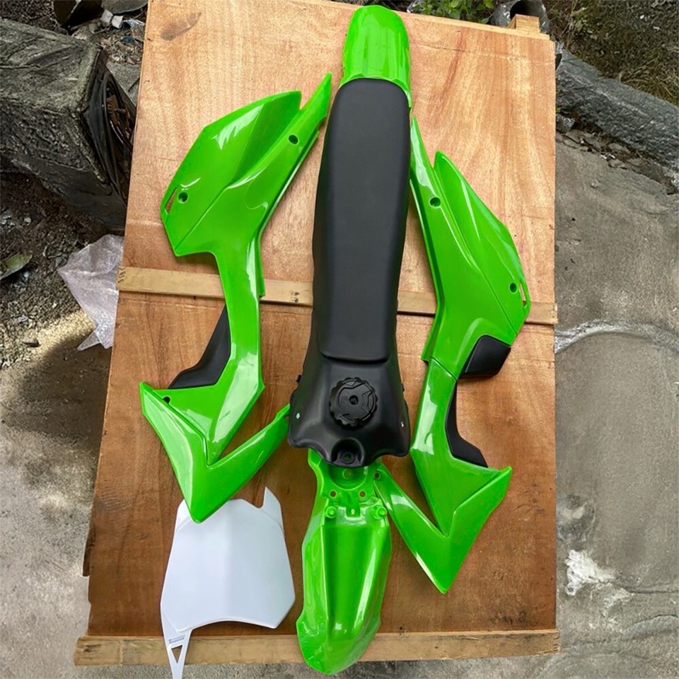 FAIRING KIT FULL SET PLASTIC ABS FRAME GUARD GREEN FIT FOR HONDA ...