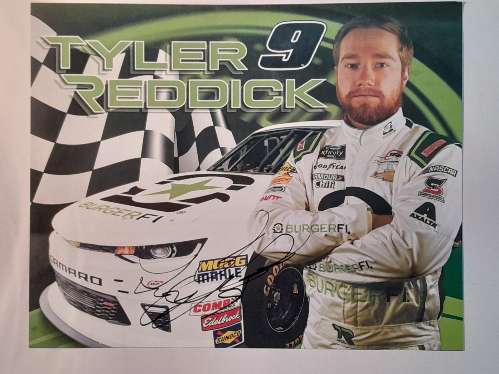 TYLER REDDICK AUTOGRAPH NASCAR HERO CARD SIGNED | eBay