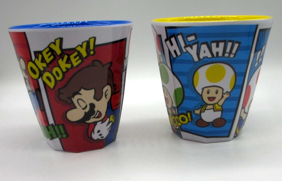 Super Nintendo World 2 Acrylic Cups Universal Studios Japan Mario Bros ...