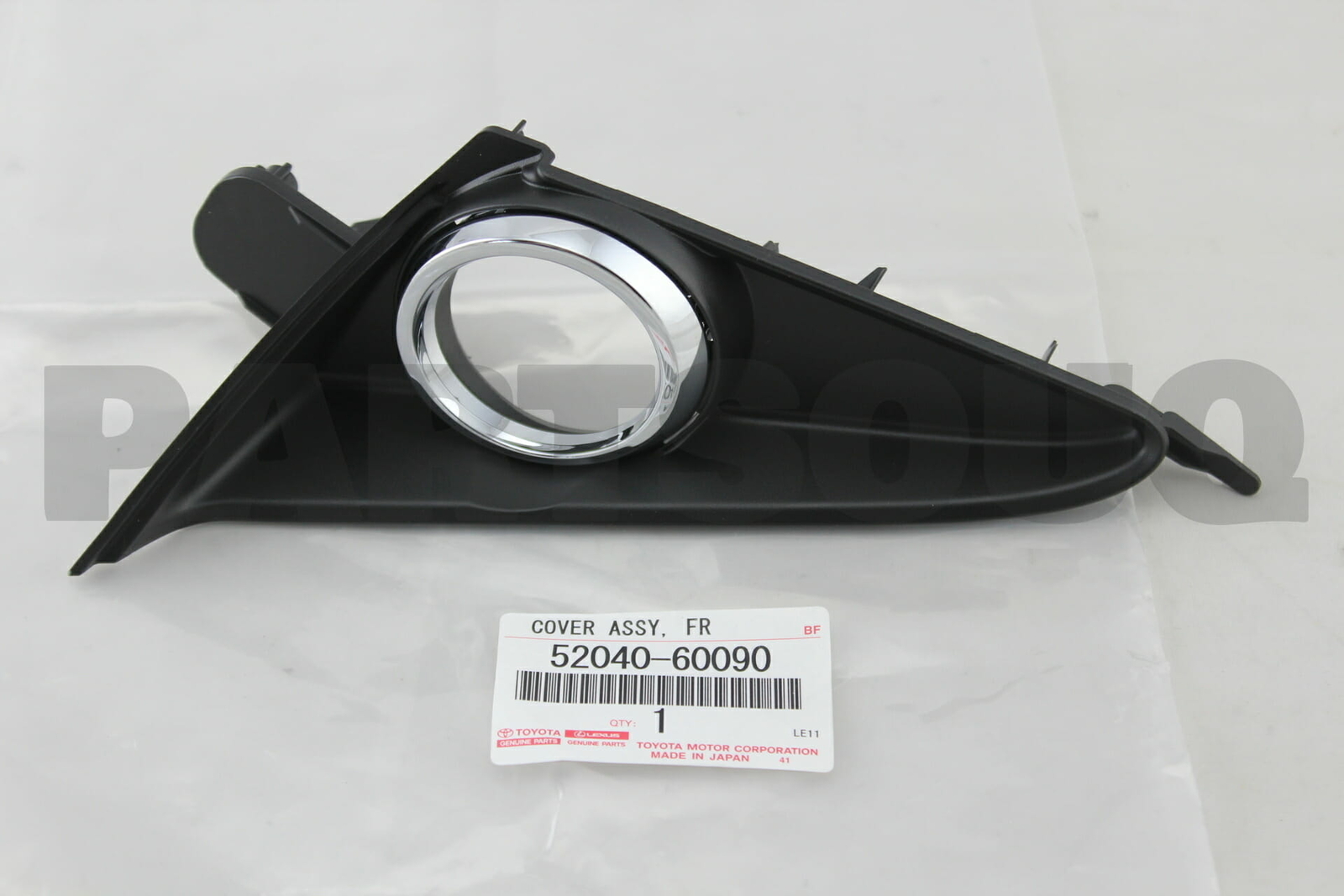 5204060090 Genuine Toyota COVER ASSY, FRONT BUMPER HOLE, LH 52040-60090 ...