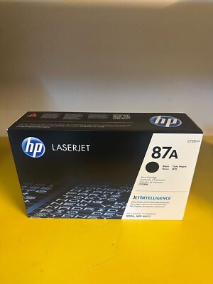 HP CF287A 87A Genuine Toner Cartridge – Black – New Sealed Retail Box ...