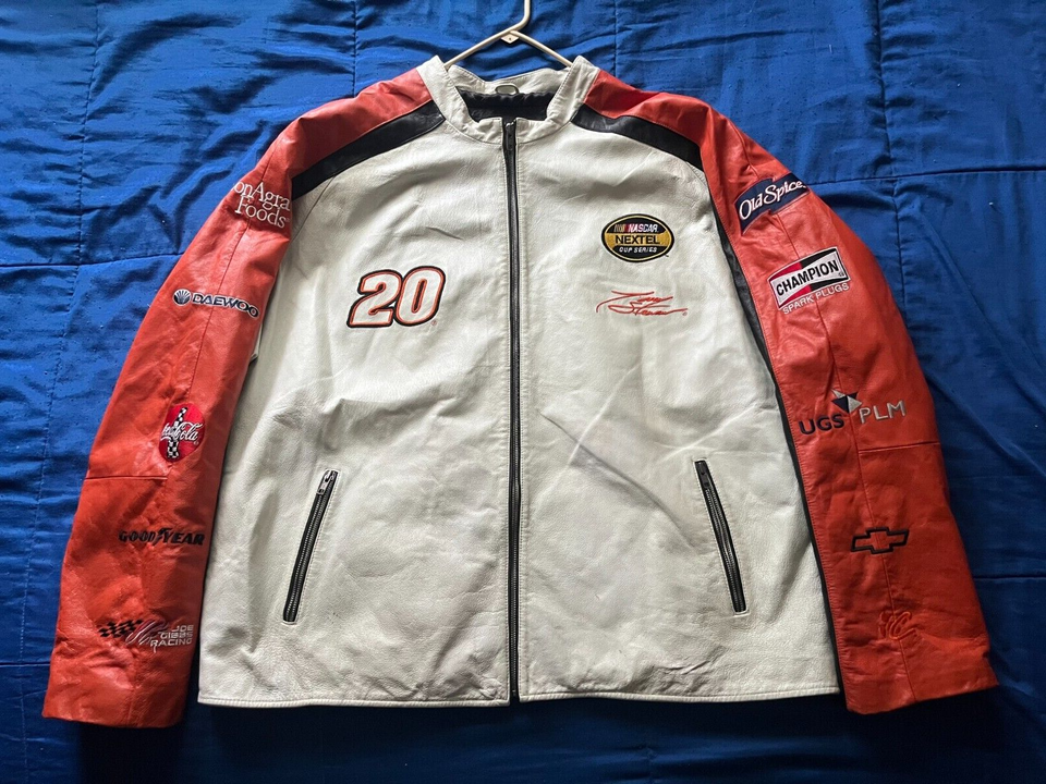Wilson leathers chase Tony Stewart the Home Depot racing nascar jacket ...