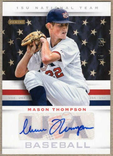 MASON THOMPSON - 2013 PANINI USA BASEBALL BOX SET AUTOGRAPH RC /299 | eBay