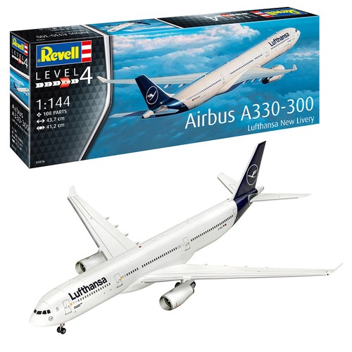 Revell 03816 Airbus A330-300 Lufthansa New Livery 1:144 Model Kit | eBay