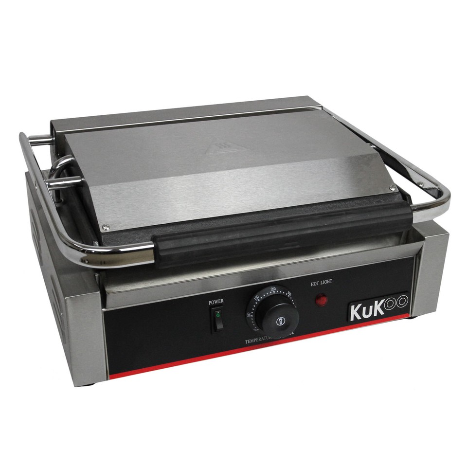 Panini Maker Grill Press Grooved / Flat Toaster Sandwich Toastie ...