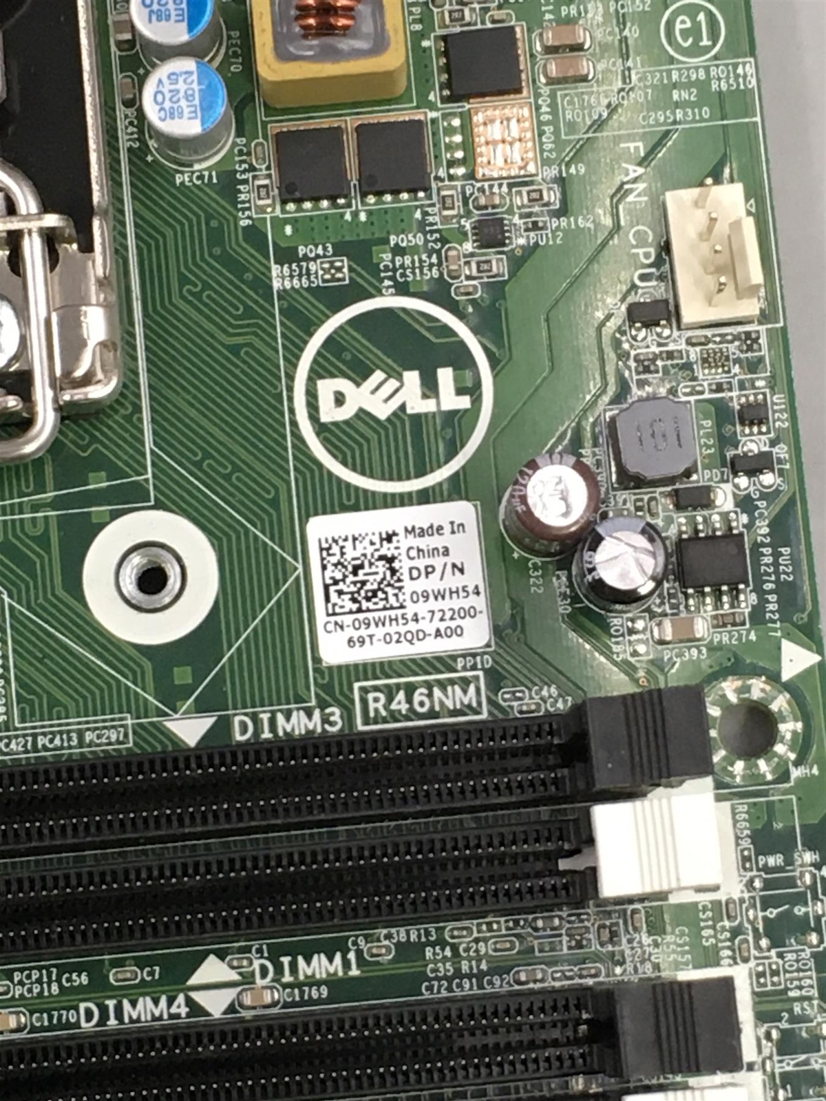 Dell Precision Tower 3620 T3620 Desktop Motherboard Lga1151 09wh54 for ...
