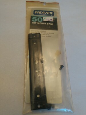 New Weaver Top Mount Base 50 #48050 for shotguns with thick ribs see ...