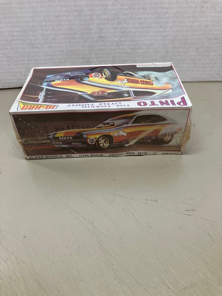 VINTAGE ORIGINAL JOHAN 1/25 SCALE 1972 PINTO FUNNY CAR FACTORY SEALED ...