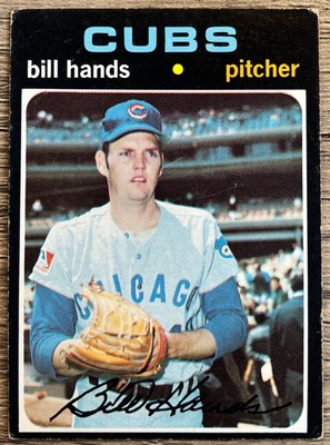 BILL HANDS 1971 TOPPS VINTAGE BASEBALL CARD #670 CUBS | eBay